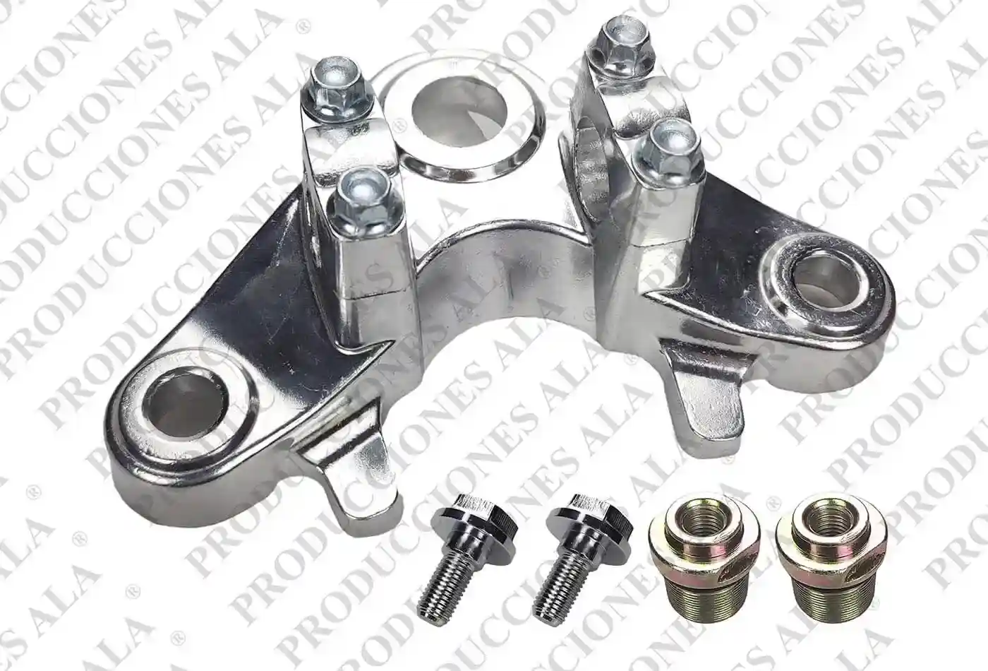 Base Timon Cromado de Aluminio para Cb125 | Grupo Producciones Ala